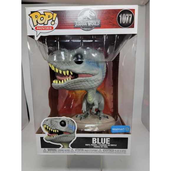 Funko POP! Jurassic World | Toys | Funko Pop Jumbo Jurassic World Blue ...